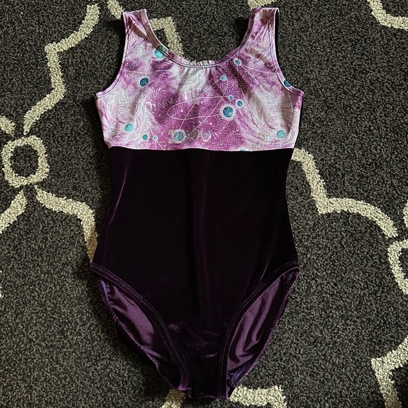 Rebecca’s Mom | Other | Rebeccas Mom Purple Science Velvet Leotard | Poshmark